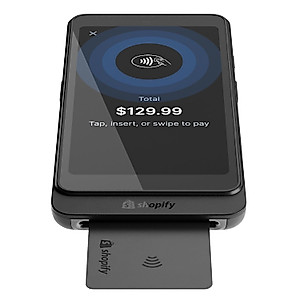 Shopify POS Go - Mobile Point of Sale Machine & System for Retail, Small Business - All-in-One Credit Card Reader, Terminal, Barcode Scanner, POS Software Device