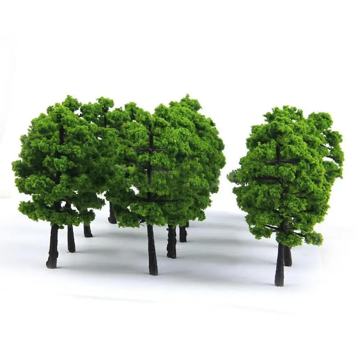 MANGOUSONG Miniature Trees,20Pcs HO OO Scale Model Trees Train Railroad Layout Diorama Scenery Miniature Tree Decoration for Train Railroad