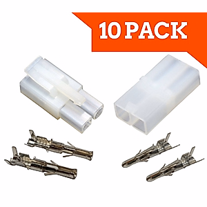 10 Pairs Tamiya Big Style Connector Plugs Unwired - Apex RC Products #1555