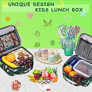 HotAdsFW Backpack with lunch box for Boys Preschool Backpack with Lunch Bag Toddler Kindergarten School Bookbag with Lunch Box Cute Backpacks for Elementary School