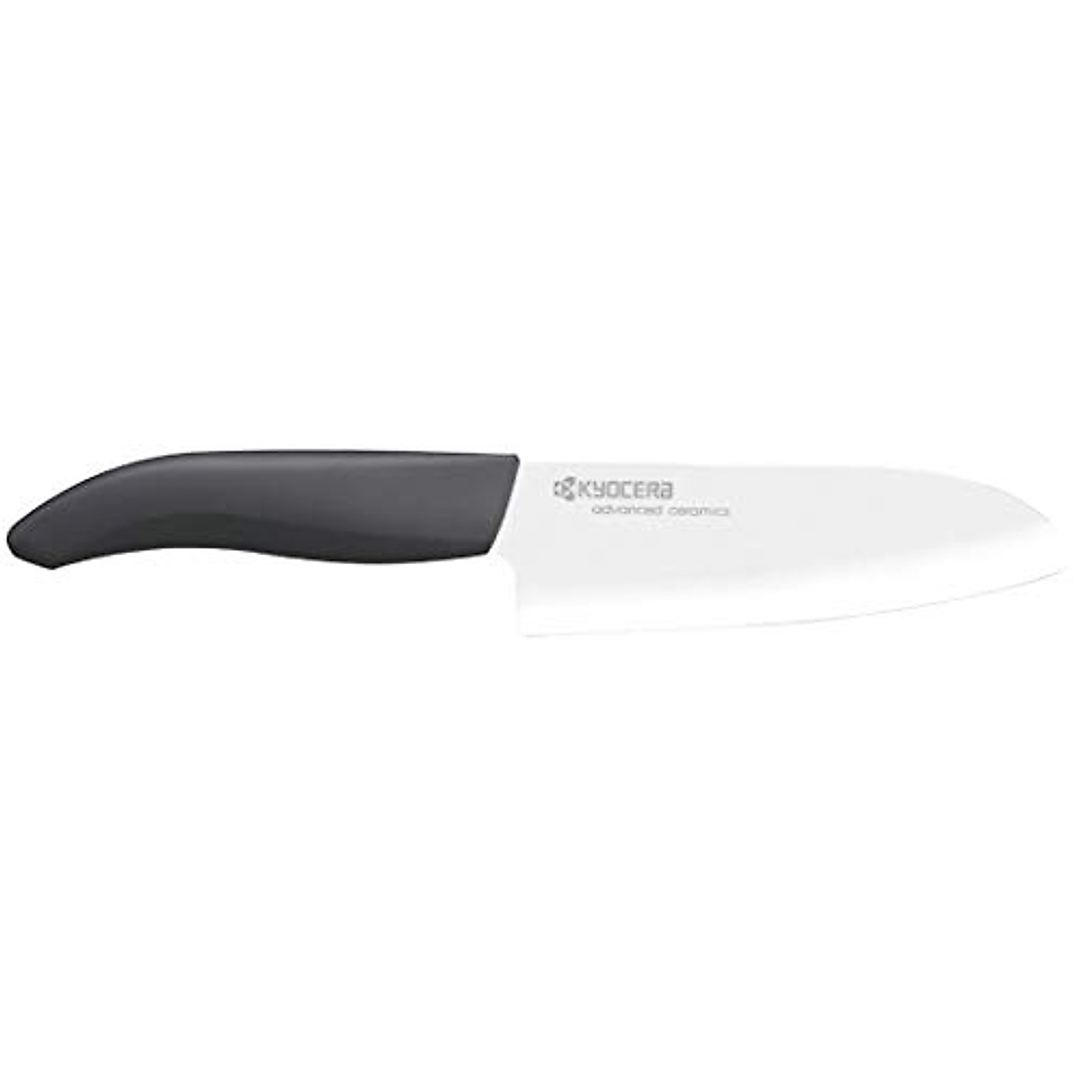 Kyocera Ceramic 5.5" Santoku Knife w/ Sugarcane Sourced Material Handle B08G1L13F1, White