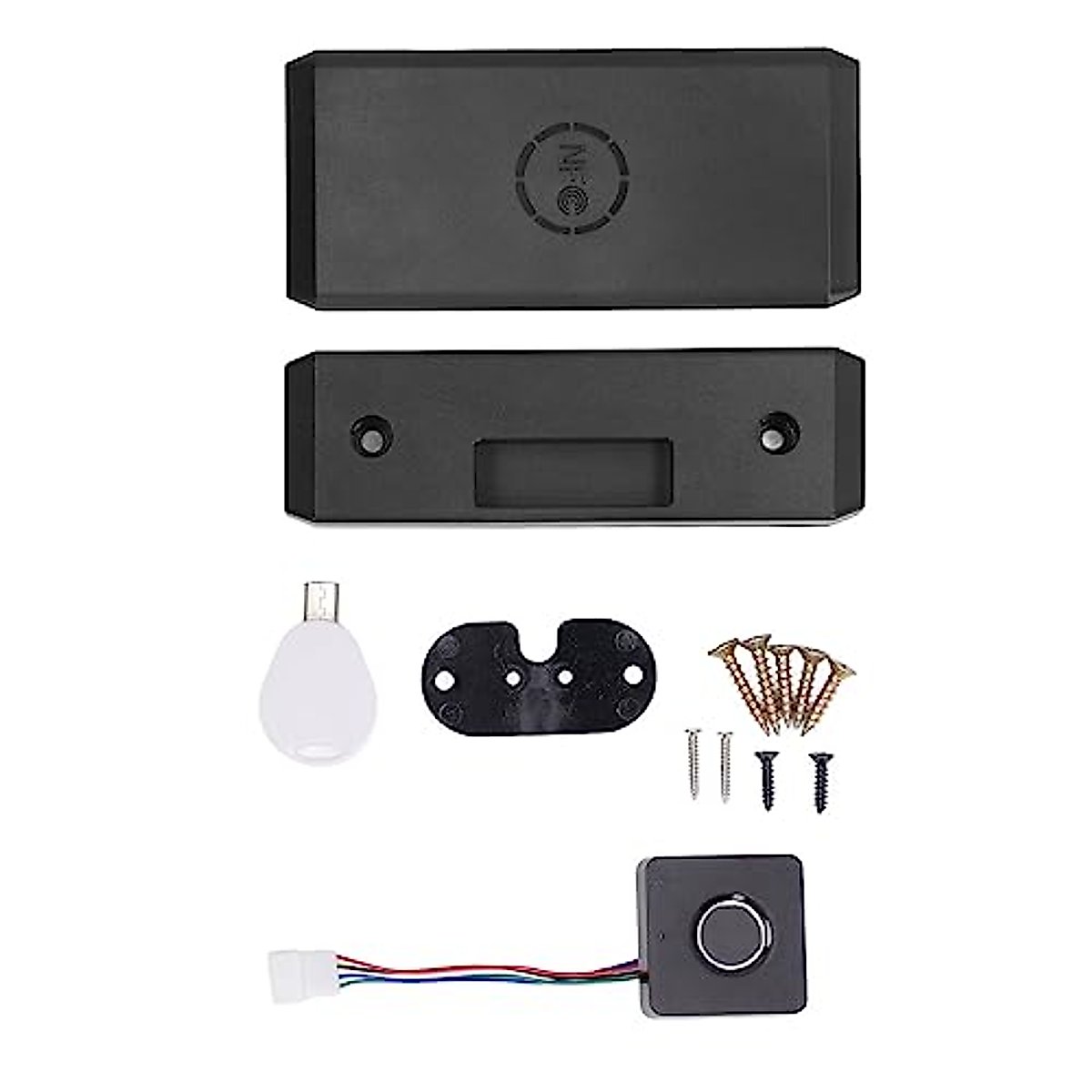 Fingerprint Lock, Keyless Electronic Lock App Unlocking Easy Installation for Drawer