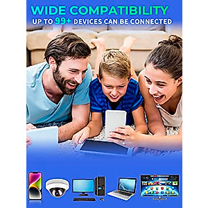 2023 Release WiFi 6 Extenders Signal Booster for Home, 2.4Gb/s Speed Longest Range Up to 12,000sq.ft, Internet Amplifier with Ethernet Port, Dual Band Wi-Fi Repeater 1-Tap Setup (5GHz / 2.4GHz)