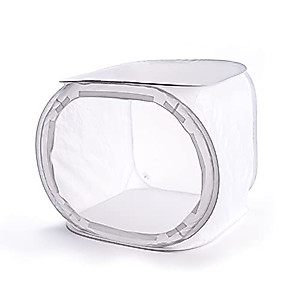 Photomyne Professional Photo Studio Shooting Tent | Photo Light Tent | Light Cube Diffusion - White (24X24 inch / 60X60 cm)