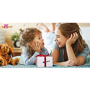 MESHA 100PC White Gift Boxes with Lids for Presents 6x6x4 Inch,Sturdy Bridesmaid Proposal Small Gift Box,Recyclable Paper Party Favor Gift Boxes Bulk for Wedding,Graduation,Birthday