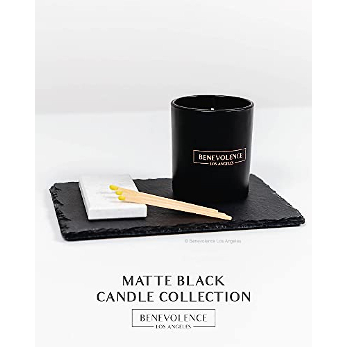 Premium Oud Wood Hand Poured Scented Candles, 8 oz | 45 Hour Burn, Long Lasting, Highly Scented, All Natural Soy Candles | Relaxing Aromatherapy Candle with Matte Black Glass Gift Box