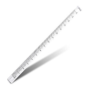NUOBESTY 8pcs Transparent Triangular Ruler Plastic rulers Metric Ruler Machinist Ruler Clear Scale rulers Ruler for Transparent Small Ruler Architecture Supplies Classroom Supplies