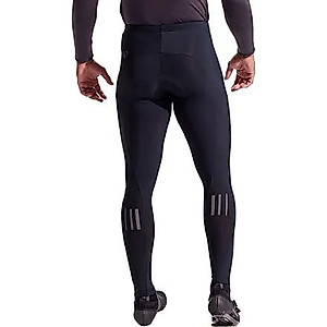 PEARL IZUMI Men's Thermal Cycling Tights, Water-Repellent & Insulated with Elite Levitate Chamois, Plus Safety Elements, Black, Large