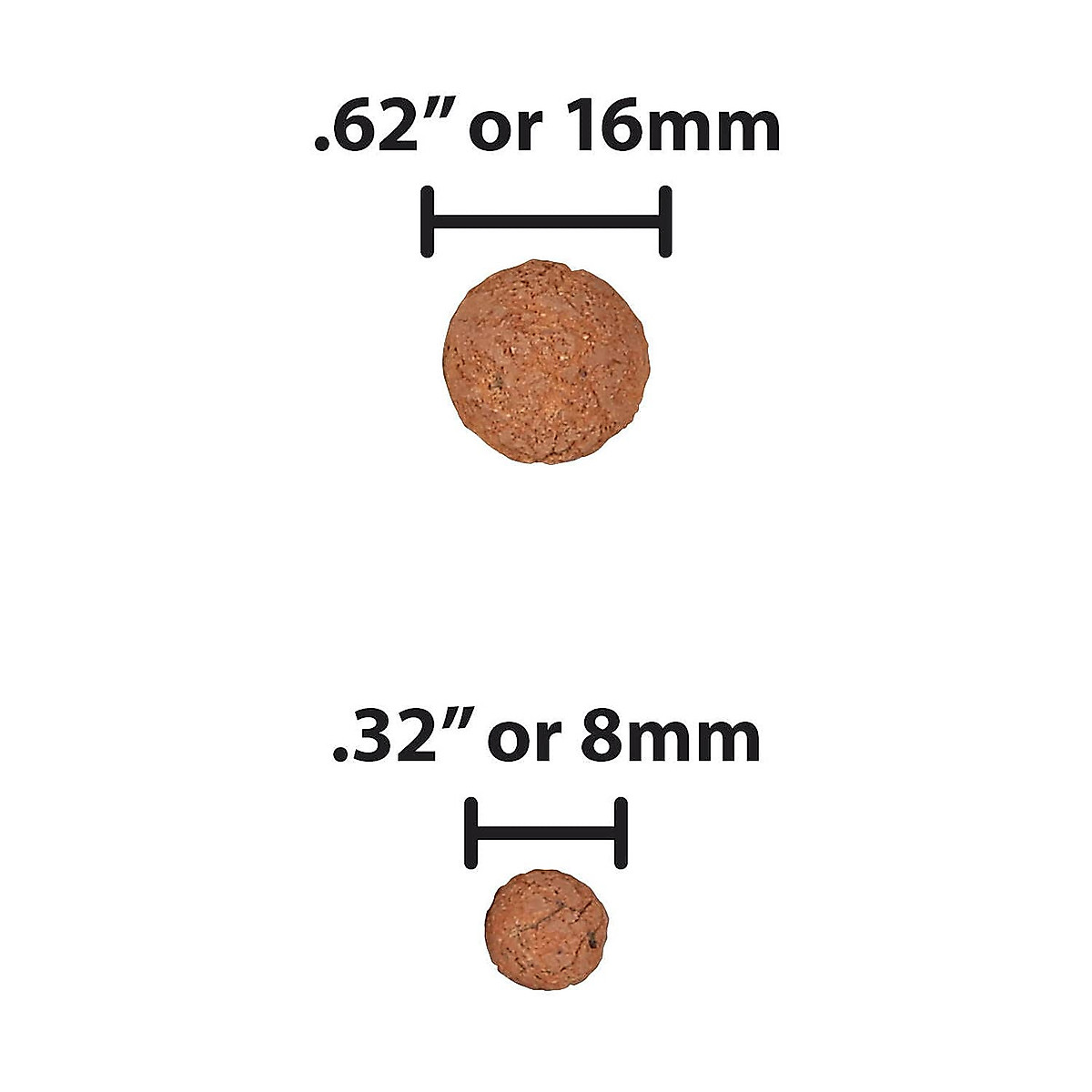 Mother Earth HGC714114 Hydroton Original Expanded Clay Pebbles, 25 Liter, Terra Cotta