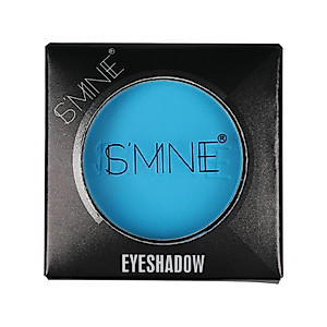 IS'MINE Single Sky Blue Matte Eyeshadow, High Pigment, Longwear, Intense Color Best Pressed Eye Makeup for Day & Night