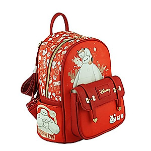 Wondapop Disney Big Hero 6 Baymax 11" Vegan Leather Fashion Mini Backpack