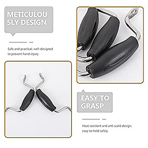 ARTIBETTER 3pcs Pot Lid Handles Stainless Steel Pot Lid Top Grip Knob Heat Resistant Universal Cookware Lid Cover Knob Replacement