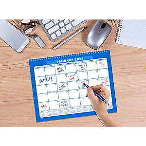 2024 Monthly Desktop/Wall Calendar/Planner - Habit Tracker - Daily, Weekly & Monthly Goal Motivational Habit Tracking Journal Inspirational - (Edition #06)