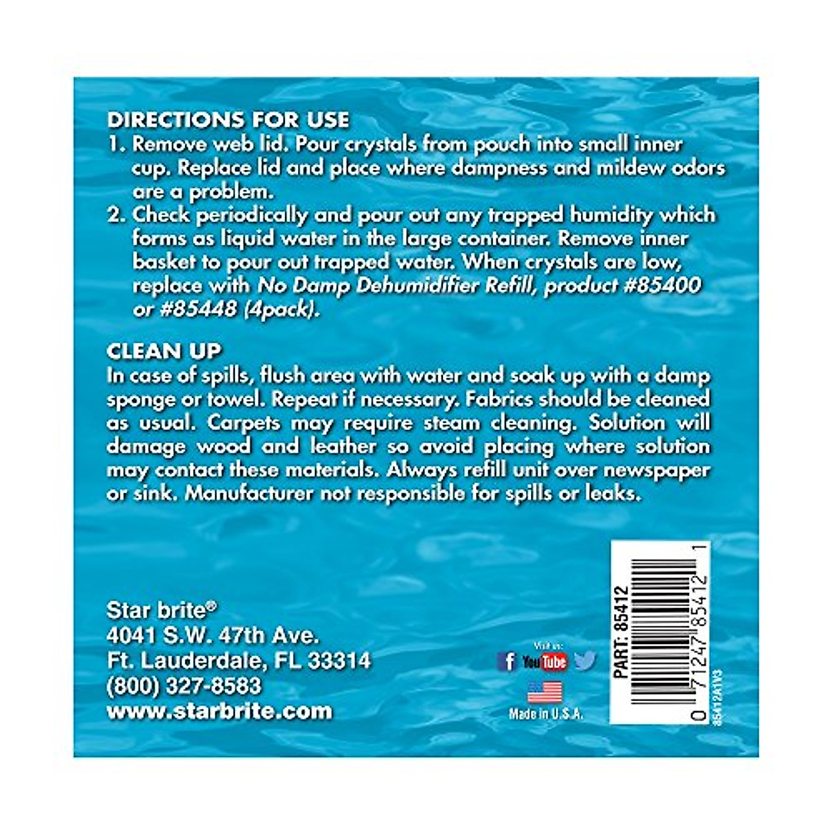 Star brite No Damp Dehumidifier, 12 oz