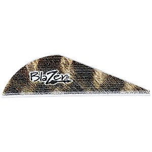 Bohning True Color 2" Blazer Vanes Barred Feather Blazer Vane, 36pk, Black