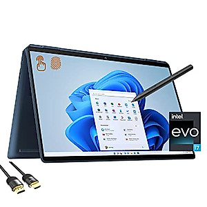 HP Spectre 2-in-1 Business Laptop, 16" 3K+ (3072x1920), 12th Gen Intel 14-Core i7-12700H Evo, 16GB RAM, 1TB PCIe SSD, TB 4, FP Reader, Backlit, Alex Built-in, Pen, SPS HDMI 2.1 Cable, Win 11