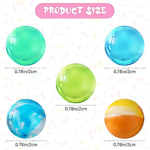 300 Pcs Small Bouncy Balls Bulk for Kids Rubber High Bouncing Balls 0.78 Inch/ 20 mm Mini Neon Bouncing Balls for Back to School Game Prizes Party Favors Birthday Gift Vending Machines Activities