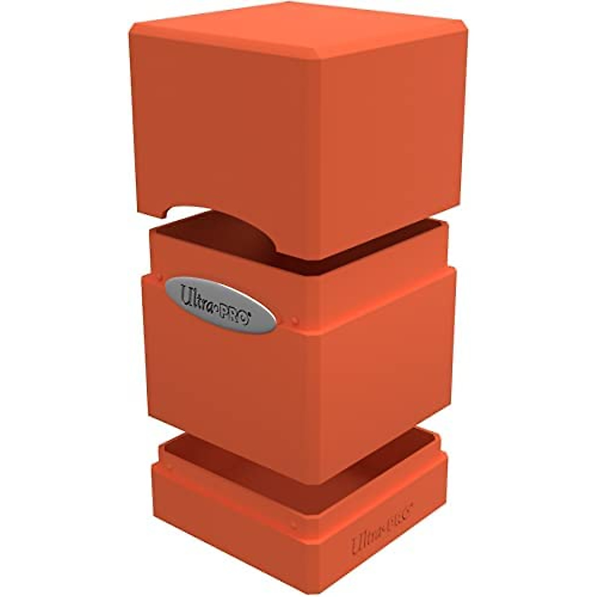 Ultra Pro E-15732 Satin Tower Deck Box-Pumpkin Orange