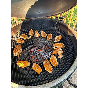 Uniflasy BBQ Whirlpool for Weber Kettle 22, 26.75 Inches WSM Weber Smokey Mountain Charcoal Briquet Holders, Big Green Egg, Medium Kamado, BBQ Cone, BBQ Kettle Charcoal Grill Accessories