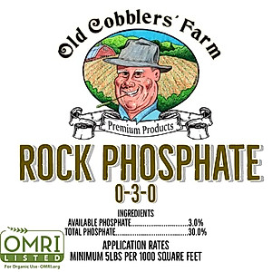 Old Cobblers Farm Rock Phosphate Fertilizer Organic 0-3-0 Fertilizer 5lb