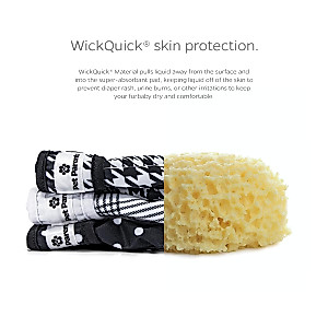 Pet Parents Washable Dog Diapers (3pack) of Durable Doggie Diapers, Premium Female Dog Diapers (Medium, Luxe)