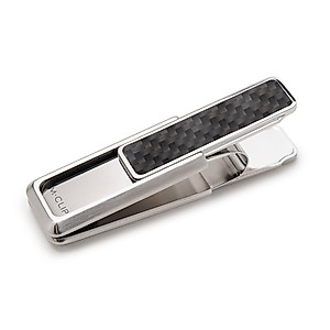 M-Clip Carbon Fiber and Stainless Money Clip - Cash and Credit Card Holder - Minimalist Slim Wallet Alternative