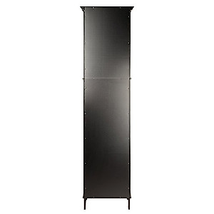Winsome Wood Alps Tall Cabinet with Glass Door and Drawer