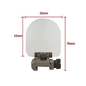 ATAIRSOFT Airsoft Dot Sight Reflex Scope Screen Protector 20mm QD Mount (DE)