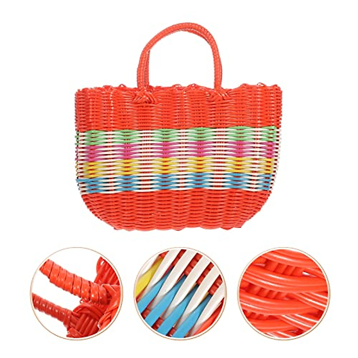 Cabilock Woven Market Basket woven shopping basket african market basket woven straw basket African Shopping Basket