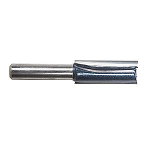 BOSCH 85265MC 3/4 In. x 1-1/4 In. Carbide-Tipped Double-Flute Straight Router Bit, Metal