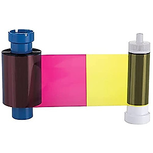 Complete ID Card Printer Bundle: AlphaCard Pilot ID Printer, EasyBadge ID Software & Mobile App, ID Supplies - 100 Printable Cards