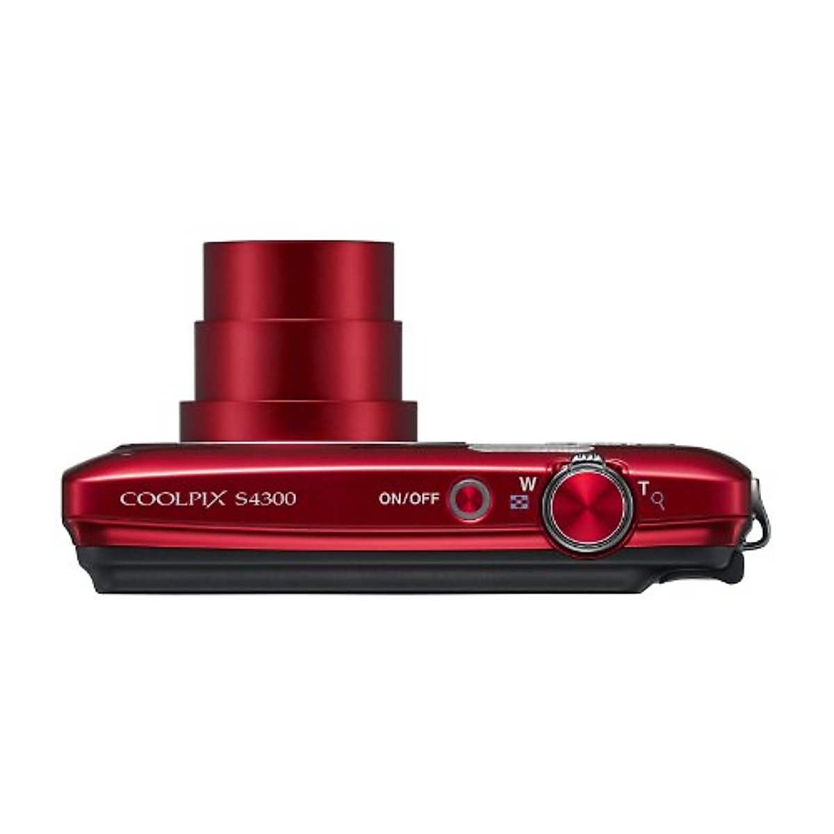 Nikon COOLPIX S4300 16 MP Digital Camera with 6x Zoom NIKKOR Glass Lens and 3-inch Touchscreen LCD (Red)