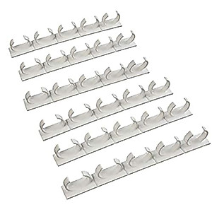 Crazy Chef Spice Clips Spice Gripper Clips Strips Cabinet Holder - Spice Organizer Holds 30 Spice Jars - Pantry and Inside Cabinet Organization 3M Adhesive Strength