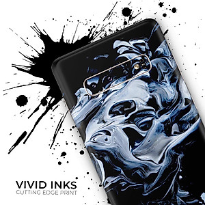 DesignSkinz Liquid Abstract Paint V77 Protective Vinyl Decal Wrap Skin Cover Compatible with The Samsung Galaxy S20 (Screen Trim & Back Glass Skin)