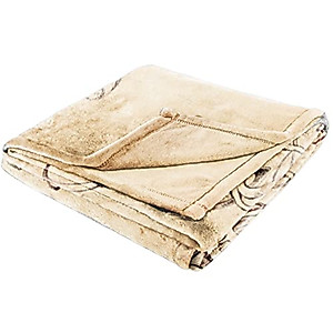 WARNER BROS Harry Potter Marauders Map Throw Blanket - Measures 50 x 70 inches - Fade Resistant Super Soft Fleece Bedding (Official Harry Potter Product)