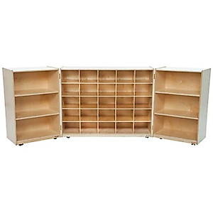 Wood Designs 25509 25 Tray Tri-Fold Storage Without Trays