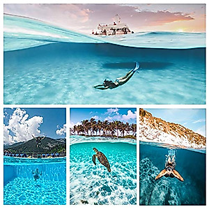 TELESIN Floating Hand Grip Waterproof Stick for GoPro Hero 11 10 9 8 7 6 5 4 3 2, Fusion, Max, Underwater Selfie Sick for Most Action Cameras