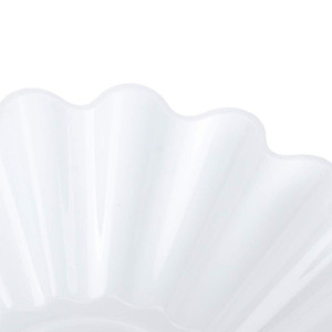 Coffee Bean Tray, Food Coffee Bean Display Dish Sample Tray Storage Container Kitchen Accessory(White)