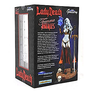 DIAMOND SELECT TOYS Femme Fatales: Lady Death IV PVC Figure,Multicolor,9 inches
