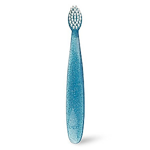 RADIUS Toddler Toothbrush and Toothpaste Bundle for Kids, 2 Pack Totz Extra Soft Brush in Blue and Green Sparkle and 1 Count Dragon Fruit Toothpaste, for Children 18 Months and Up