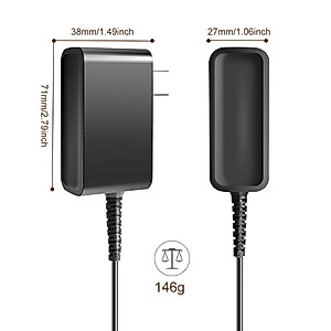 TAIFU AC Adapter for Elmo TT-12 TT-12ID TT12 TT12ID TT-02 9419 TT-02s Projector Interactive Document Camera #1331 P/N : Elmo 5ZA0000104C 12 Volts Power Supply Cord Cable PS Wall Home Battery Charger