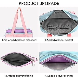 STEAMEDBUN Kawaii Ita Bag Japanese School Bag Cute Tote Bag Large Shoulder Anime Heart Purse(Black)