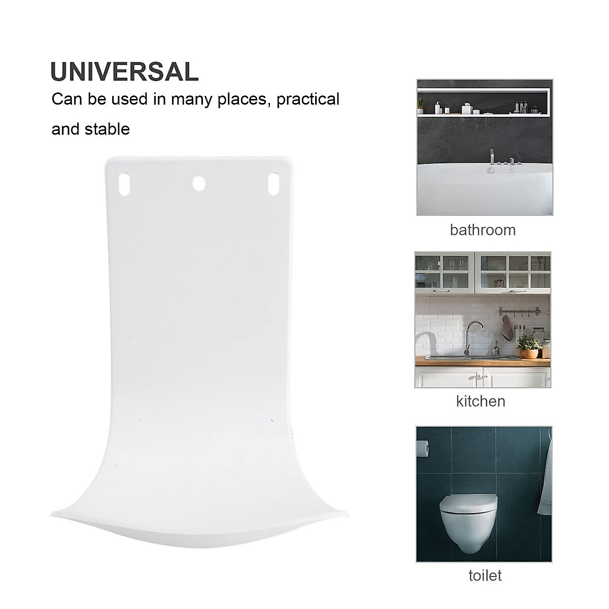 Yardwe Drip Tray for Automatic Hand Soap Dispenser Drip Tray Wall Mount Soap Dispenser Bracket Drip Catcher Prevent Dripping Spraying Easy to Clean