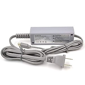 Gamepad Charger for Wii U - AC Power Adapter with Battery Pack for Controller Accessories Bundle and Console