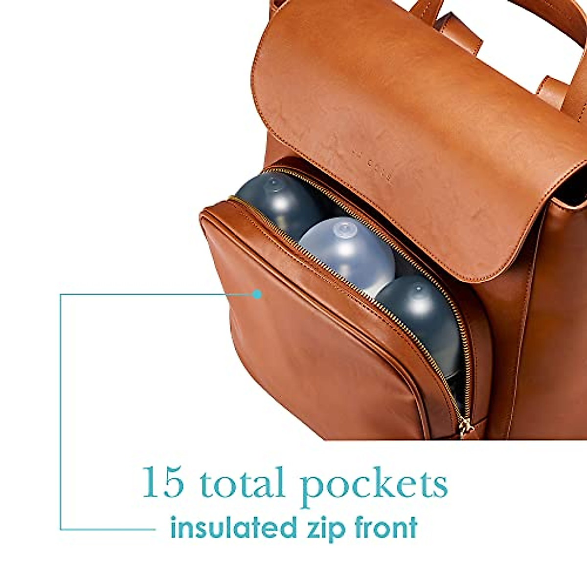 JJ Cole Brookmont Diaper Bag, Cognac