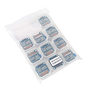 UMLIFE 10PCS 0.96" OLED Module 12864 128x64 OLED Display SSD1306 Driver I2C IIC Serial Self-Luminous Display Board Compatible with Arduino Raspberry PI (10PCS, Blue)