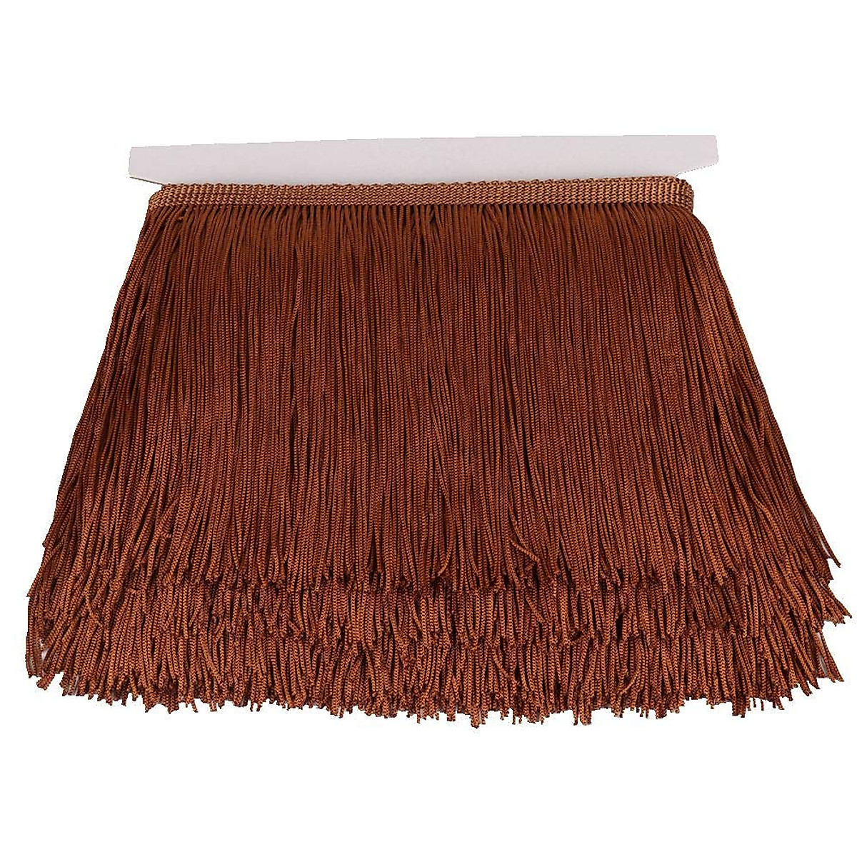 Heartwish268 Fringe Trim Lace Polyerter Fibre Tassel 6inch Wide 10 Yards Long for Clothes Accessories Latin Wedding Dress DIY Lamp Shade Decoration Coffee