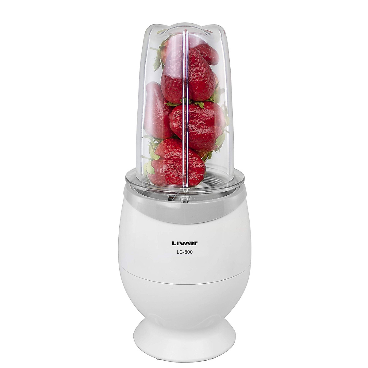 Livart Mini Mixer High-Speed Blender with Two 400ml and two 300ml mixing containers / Shake Maker Mixer System, White, MADE IN KOREA