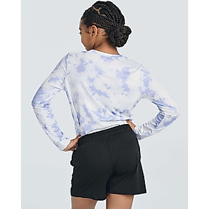 4 Pack: Girls Girl Long Sleeve Tshirts Shirt Tshirt Shirts Tees Active T-Shirts Tops Dry Fit Crew Neck Active Athletic Essentials Soccer Sports Yoga Gym Young Teen Chicas Clothes - Set 2, LG (14)