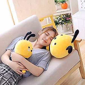 JUWA Cute Rabbit Honeybee Plush Toy Stuffed Animal Toy Bee Plush Animal Doll Plush Pillow (20 inch)